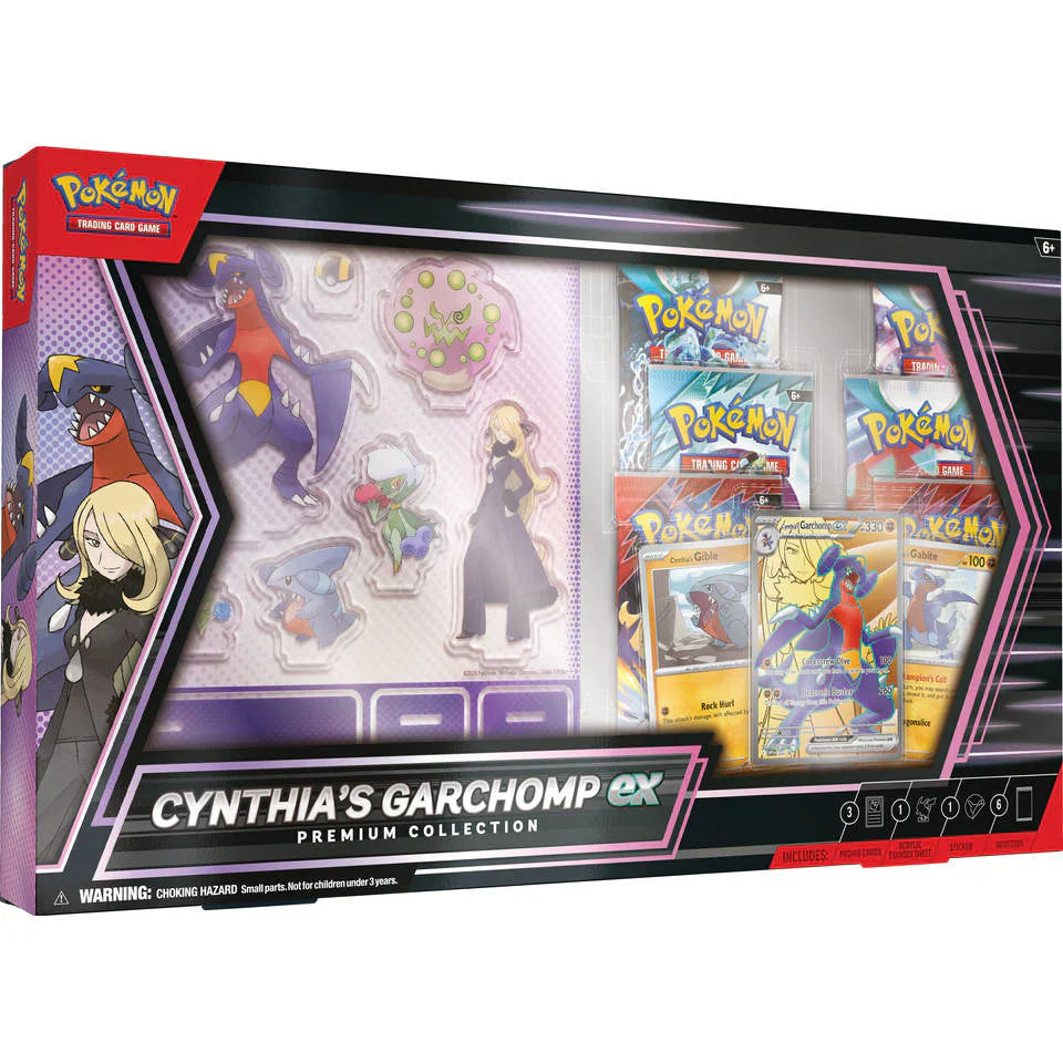 Cynthia's Garchomp EX Premium Collection Box – CrispyCollectibles